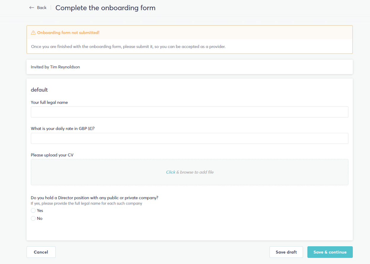 Getting started for Providers