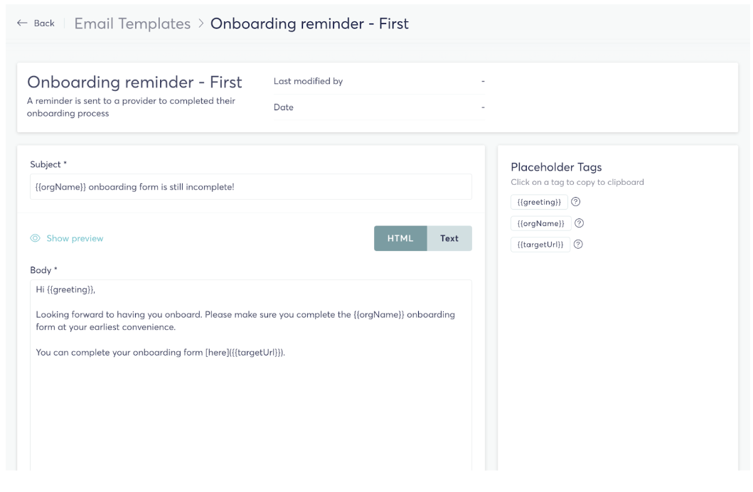Email Templates