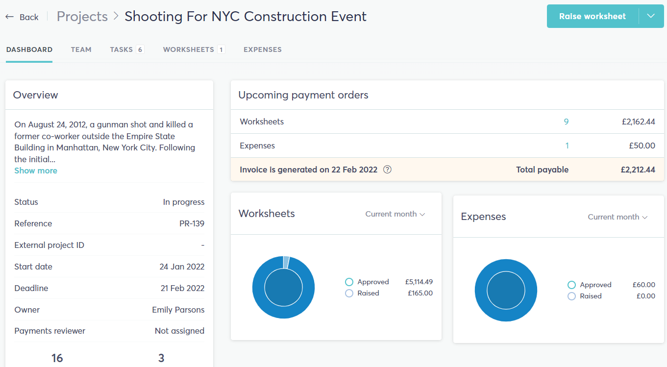 How to raise a worksheet?